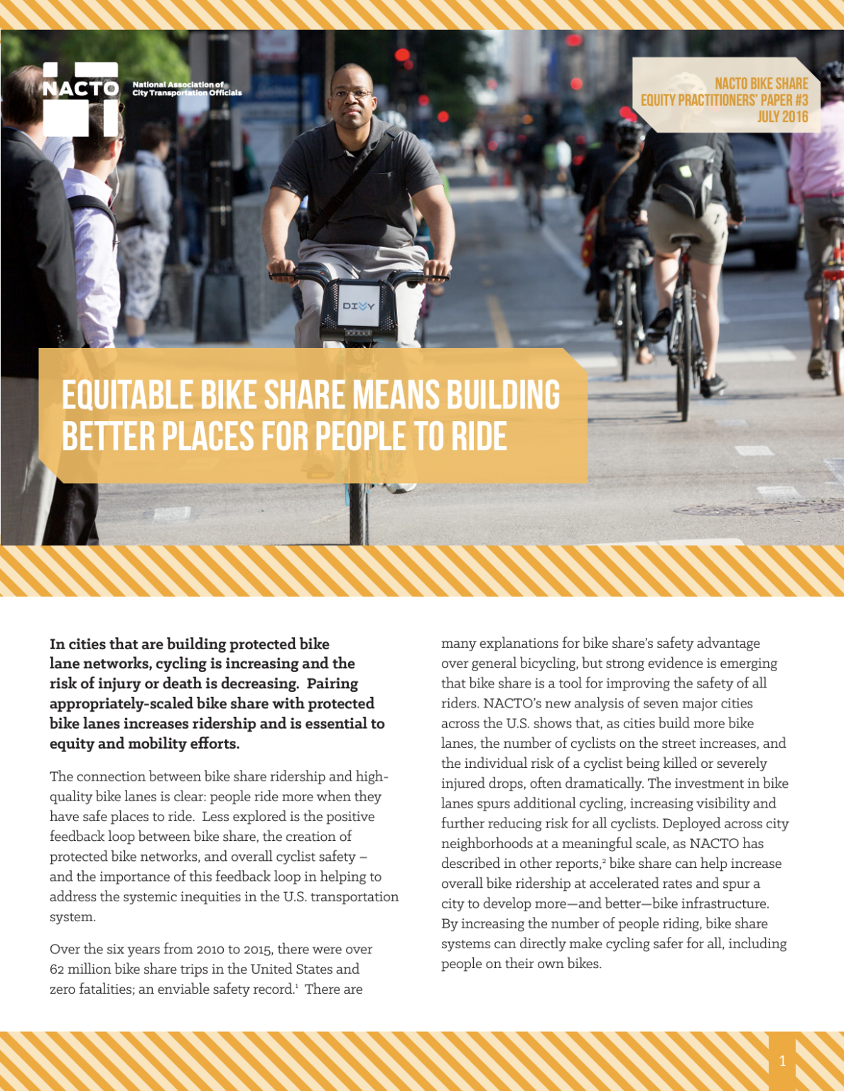 Equitable Bike Share Means Building Better Places for People to Ride ...